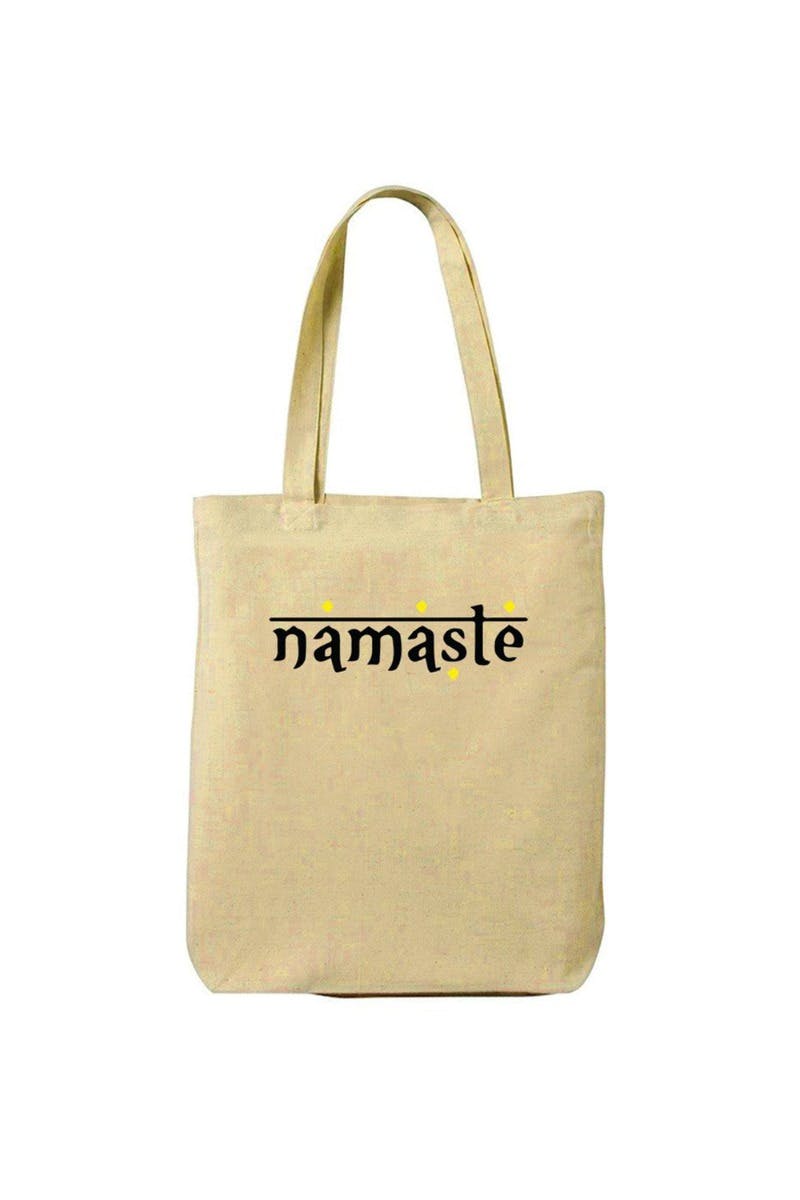 Get Namaste Canvas Shopping Tote Bag at ₹ 499 | LBB Shop