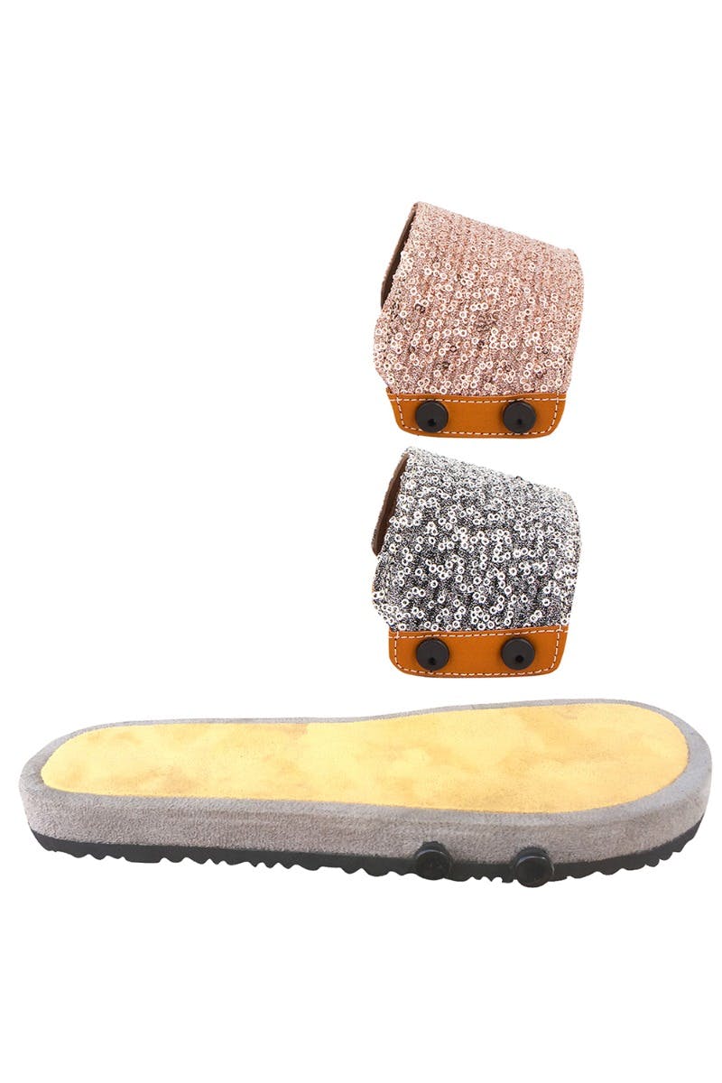 Get Dual Sequin Belt Slides Combo at ₹ 1499 | LBB Shop