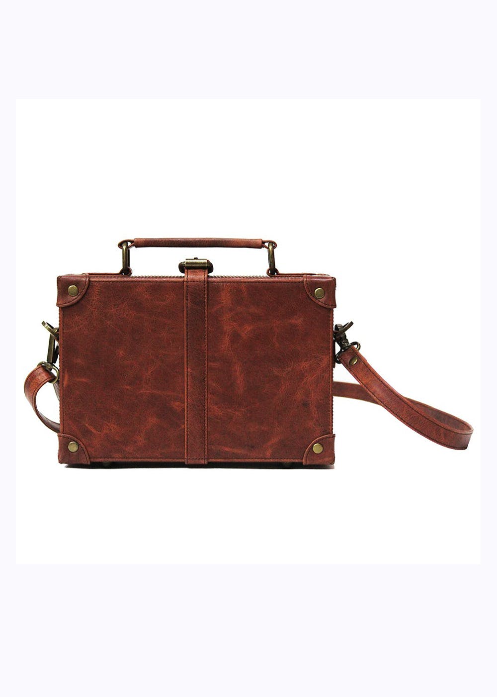 Get Vintage Leather Box Bag at ₹ 3554 | LBB Shop