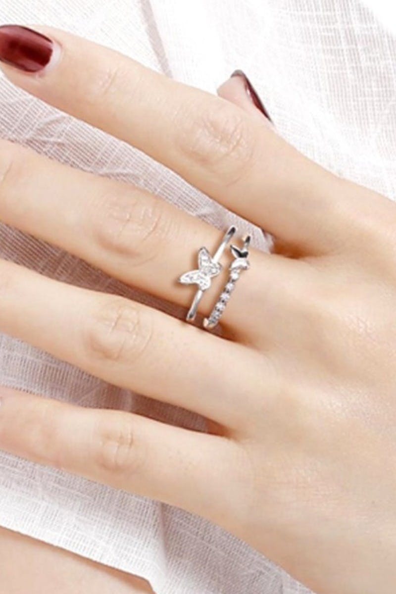 Get Layered Butterfly Ring at ₹ 399 | LBB Shop