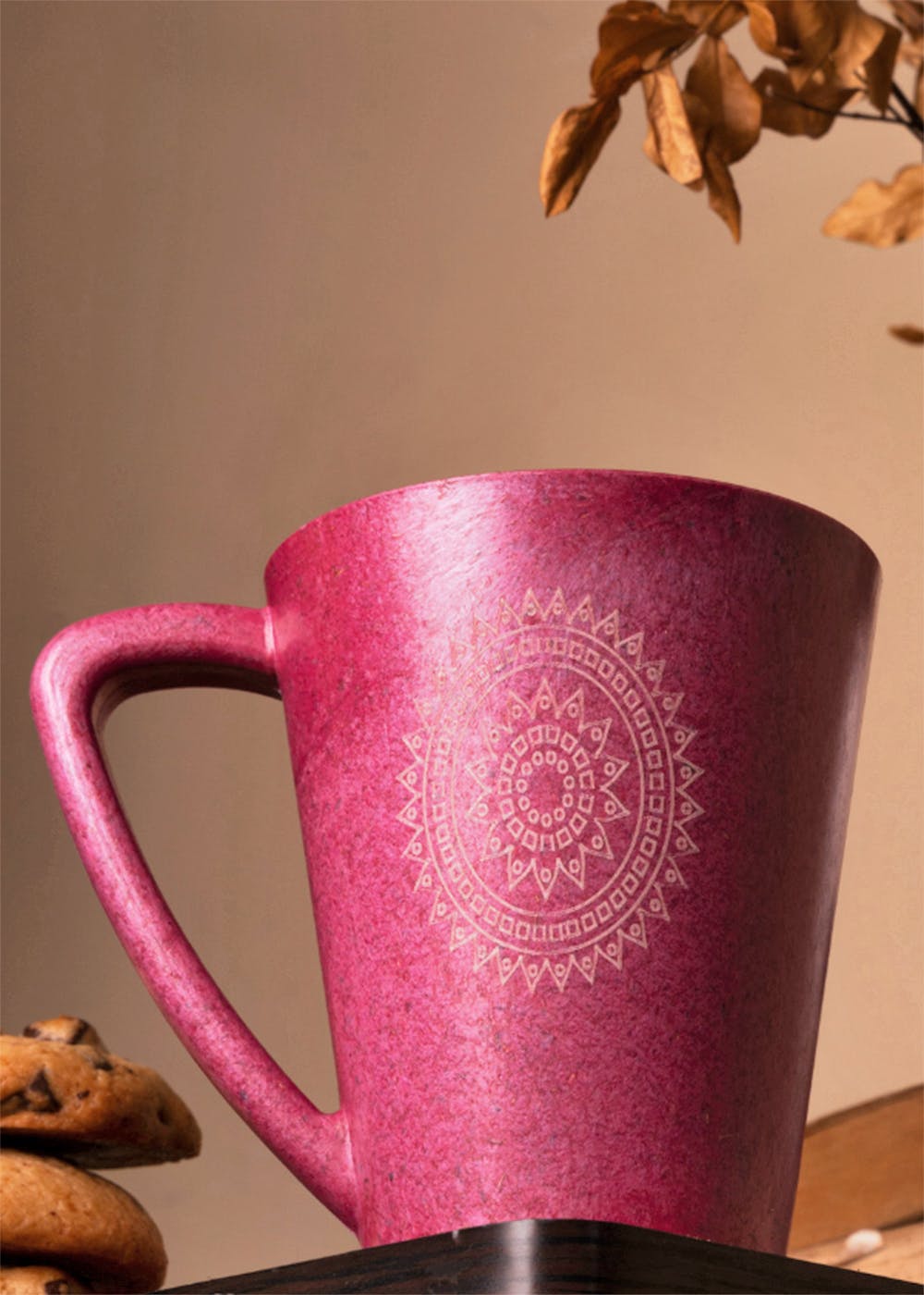 Get Pink Matte Finish Chakra Mug at ₹ 719 | LBB Shop