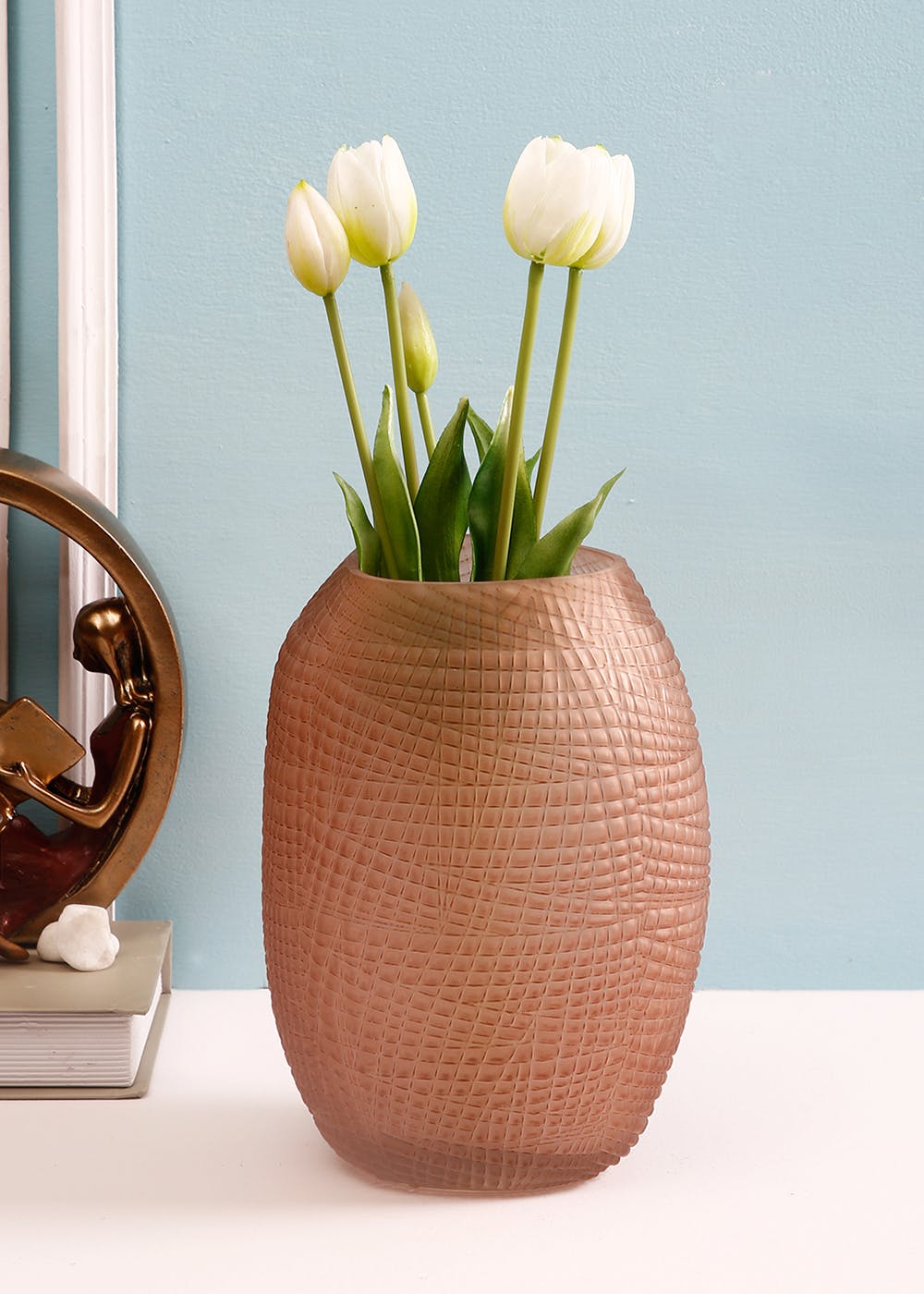 Get Handcrafted Vintage Glass Flower Vase at ₹ 3999 | LBB Shop