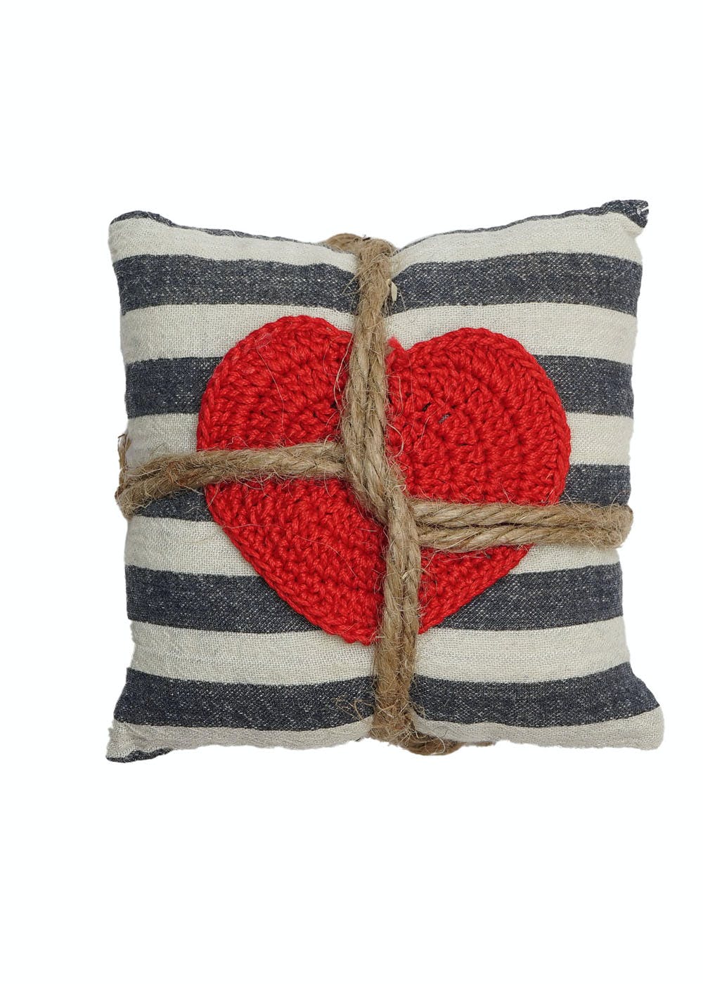 Get 3D Heart Design Small Cushion - Blue & White (4 x 4) at ₹ 279 | LBB ...