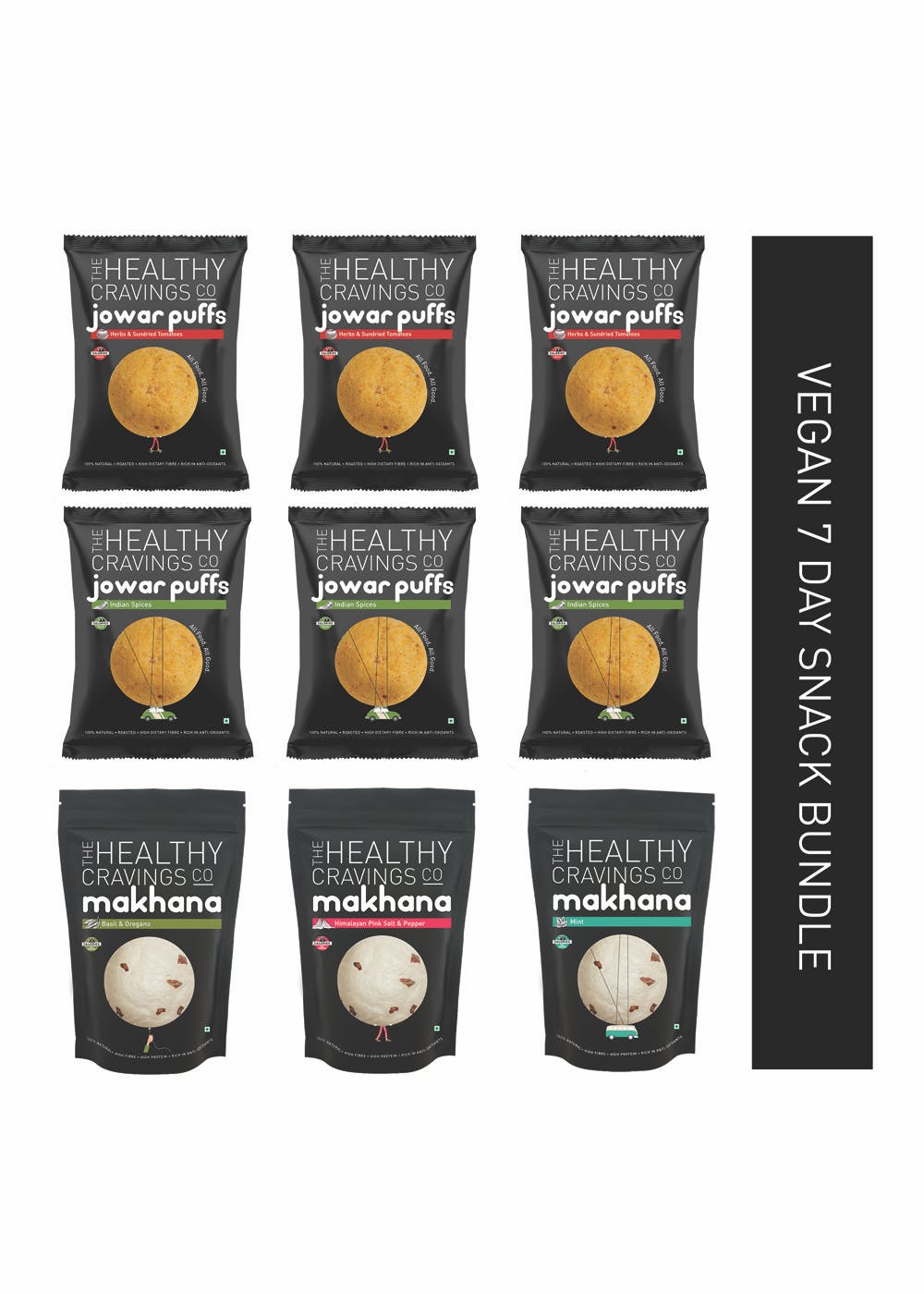 Get 7 Day Vegan Snack Bundle at ₹ 405 | LBB Shop