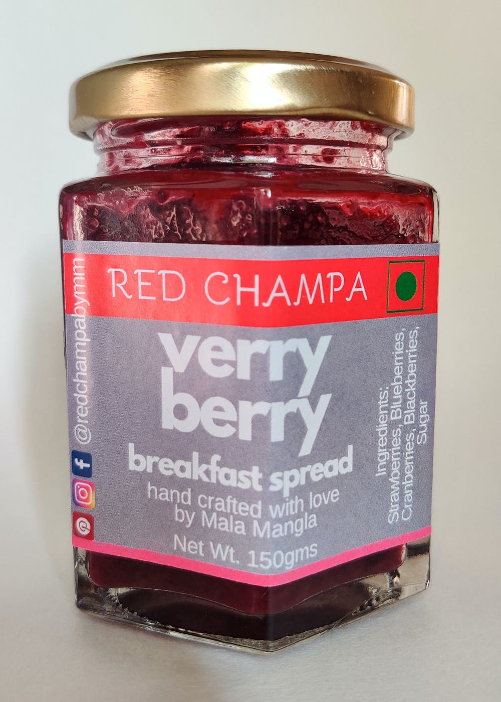 Get Verry Berry Spread - 150g at ₹ 400 | LBB Shop
