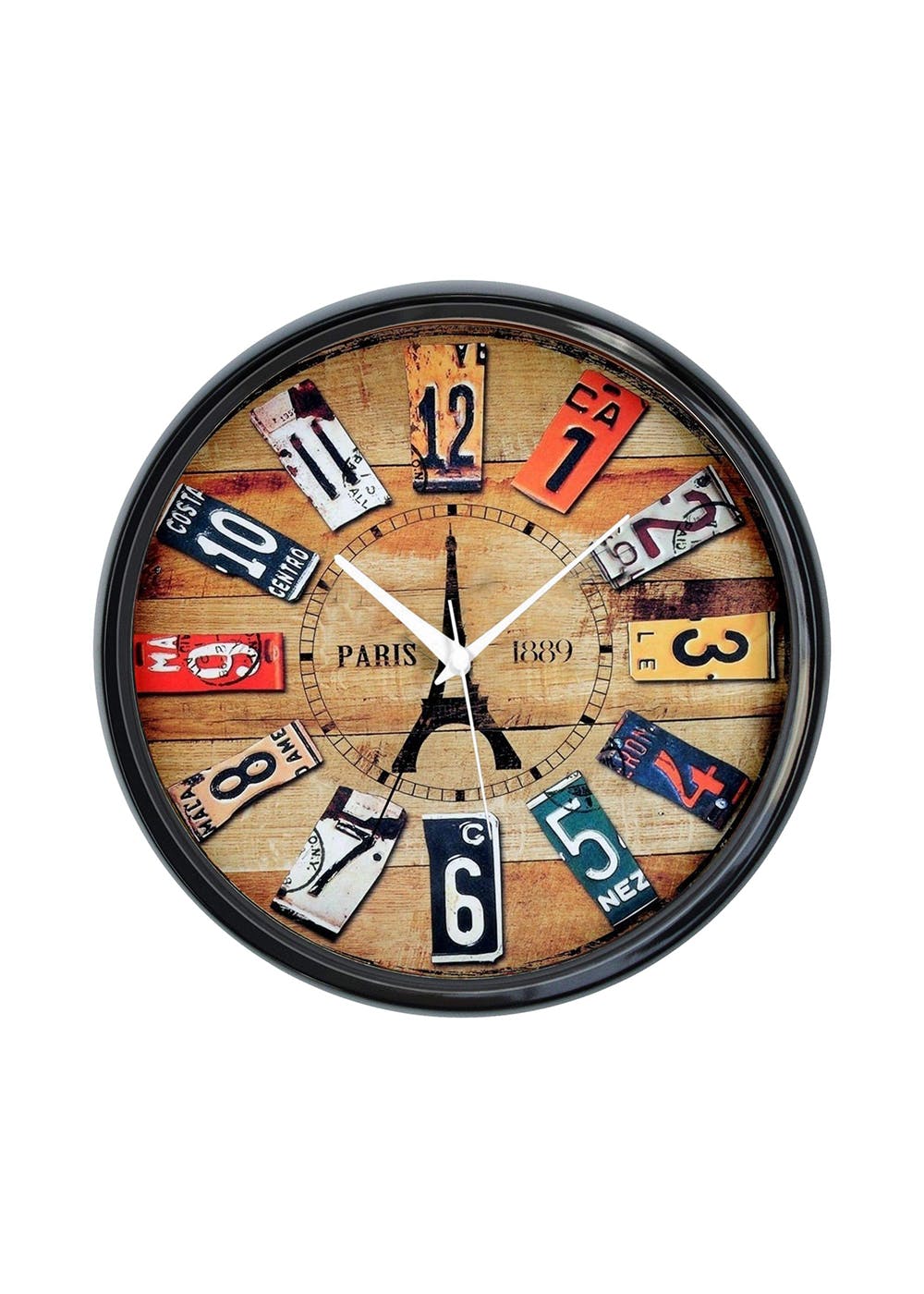 Get Jersey Numbered Colourblocked Wall Clock at ₹ 689 | LBB Shop