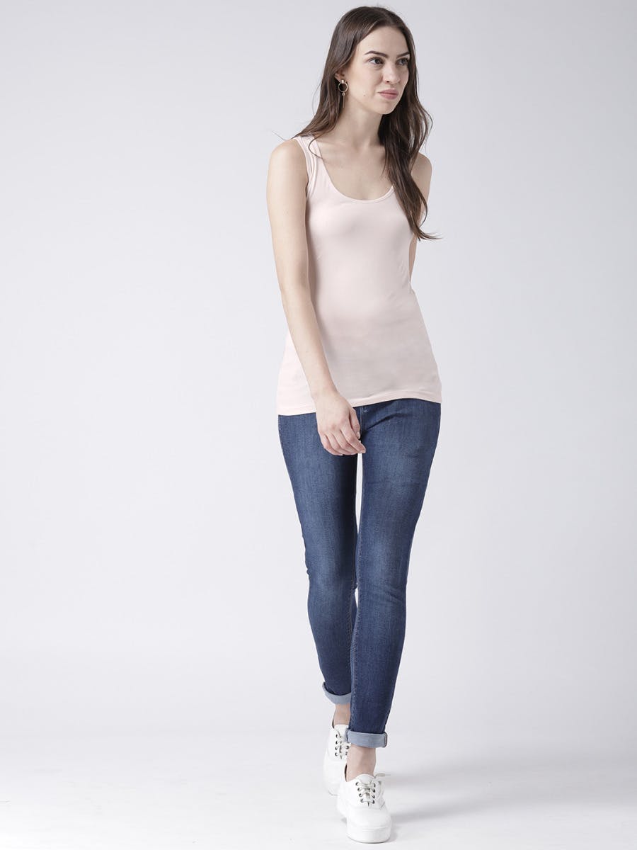 Get Scoop Neck Skin Tank Top at ₹ 279 | LBB Shop
