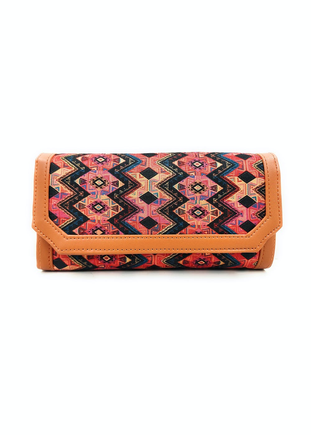 Get Multi Ethnic Printed Fabric Long Wallet at ₹ 499 | LBB Shop