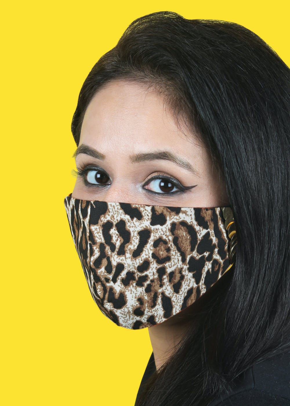 Get Leopar Spots Printed Brown Mask at ₹ 349 | LBB Shop