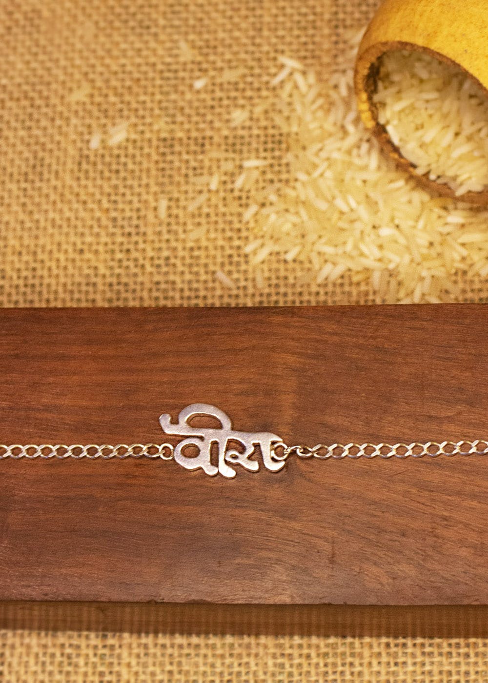 Get Veera Sterling Silver Rakhi at ₹ 3249 | LBB Shop