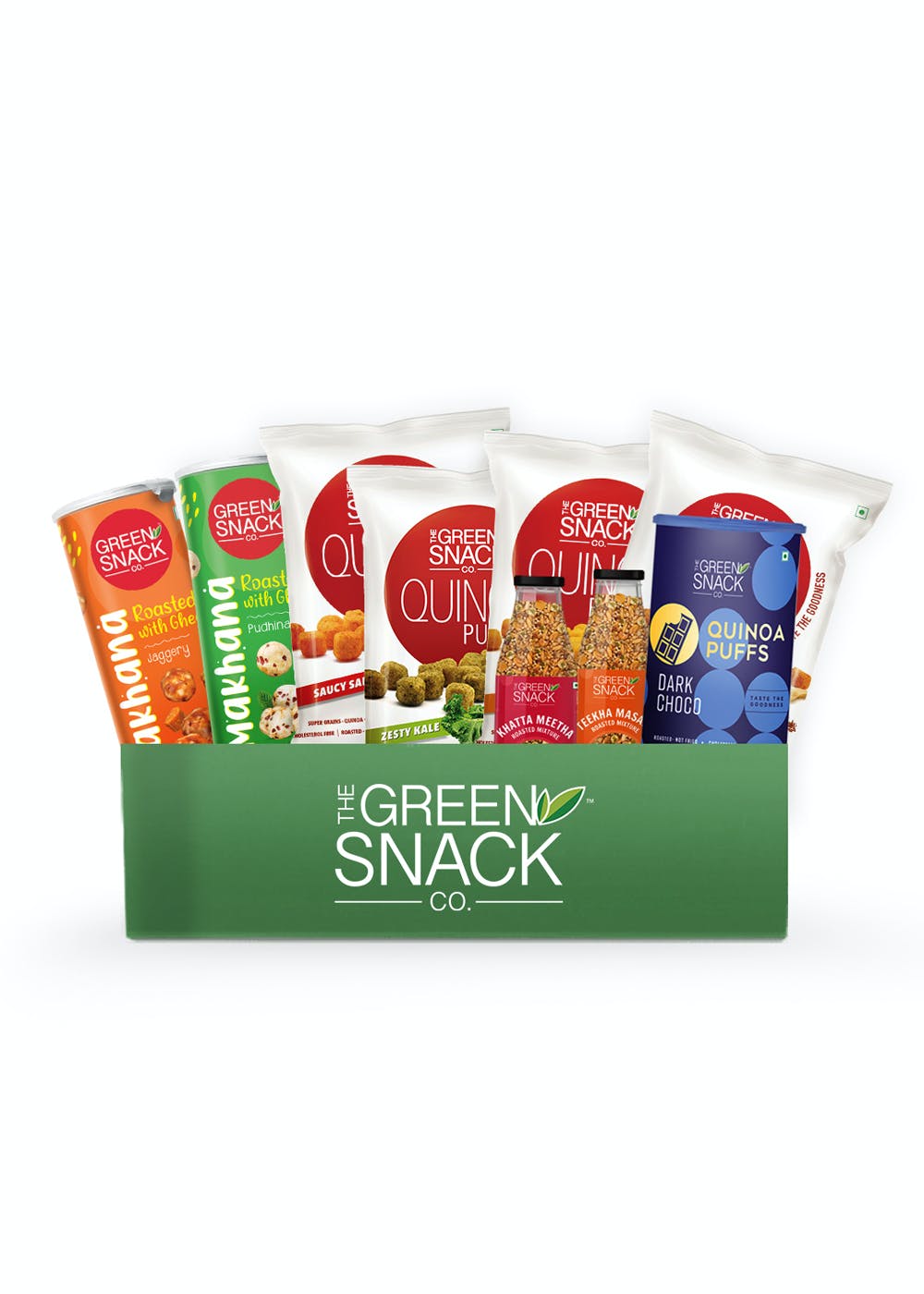 Get Weekly Snack Box - Pack of 9 Munchies (735gm) at ₹ 915 | LBB Shop