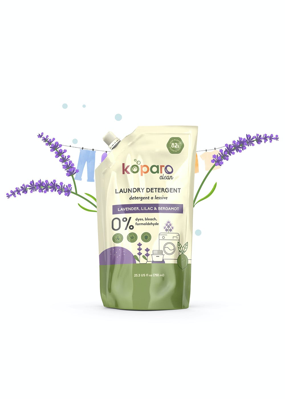 Get Lavender Laundry Liquid - Refill Pack - 750 ml Each at ₹ 449 | LBB Shop