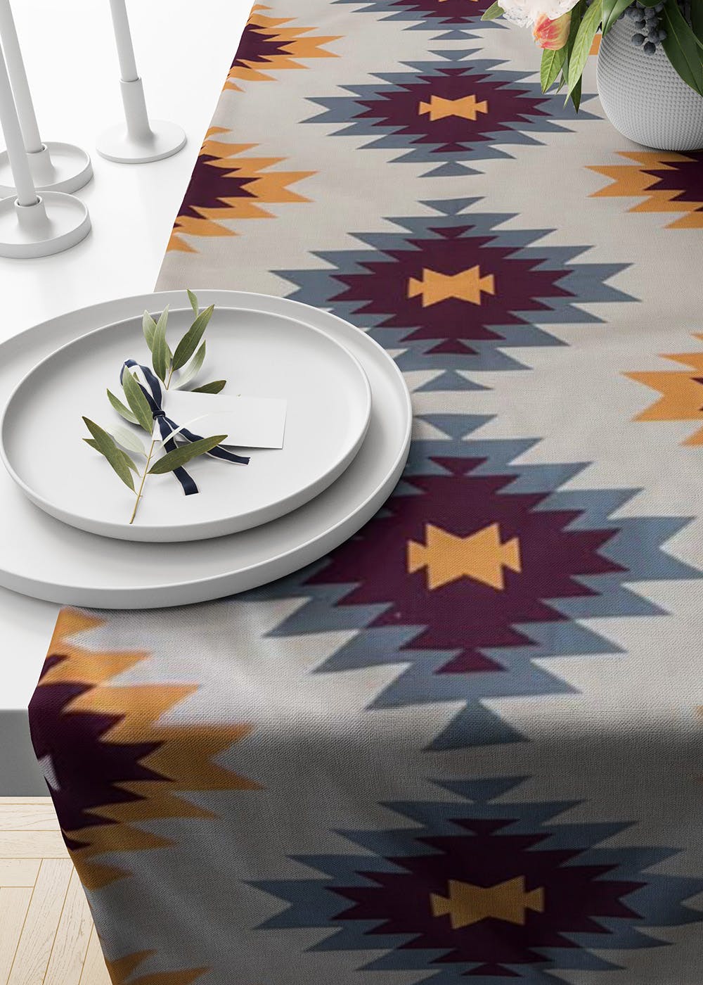Get Navajo Kilim Table Runner (13In X 72In) at ₹ 999 | LBB Shop