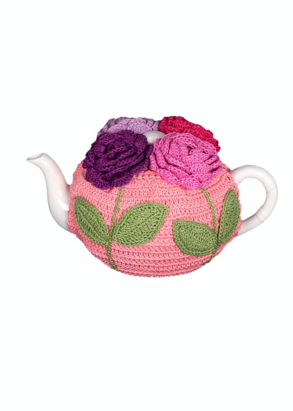 Get Handmade Crochet Royal Rose Kettle at ₹ 1299 | LBB Shop