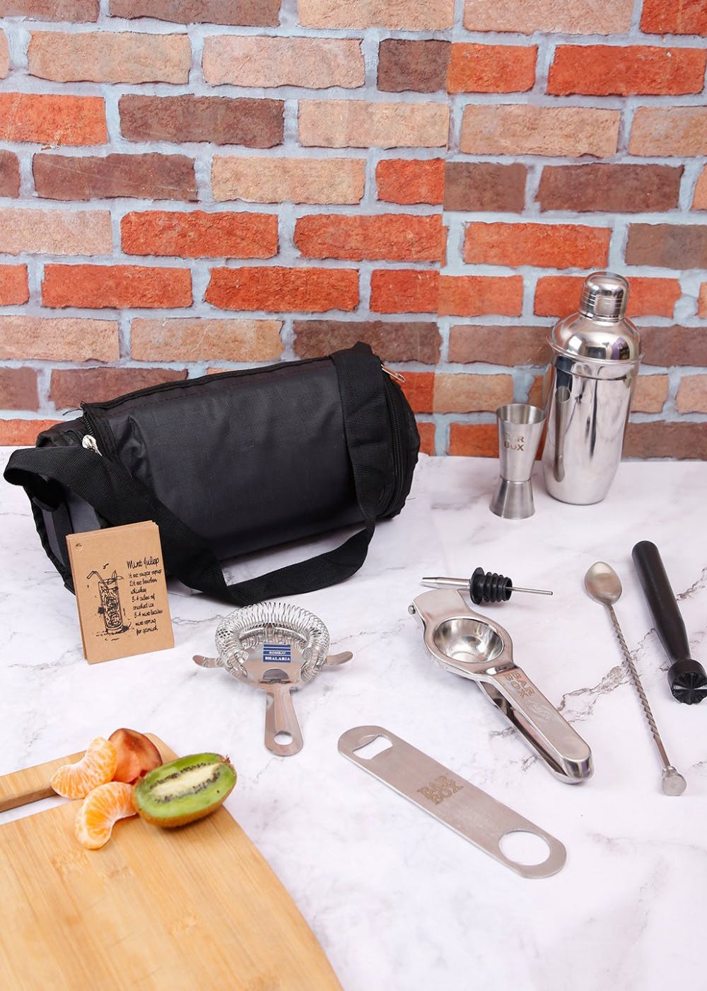 Get Easy to Carry Portable Mini bar Liquor Tool Set (Silver) at ₹ 1999 ...