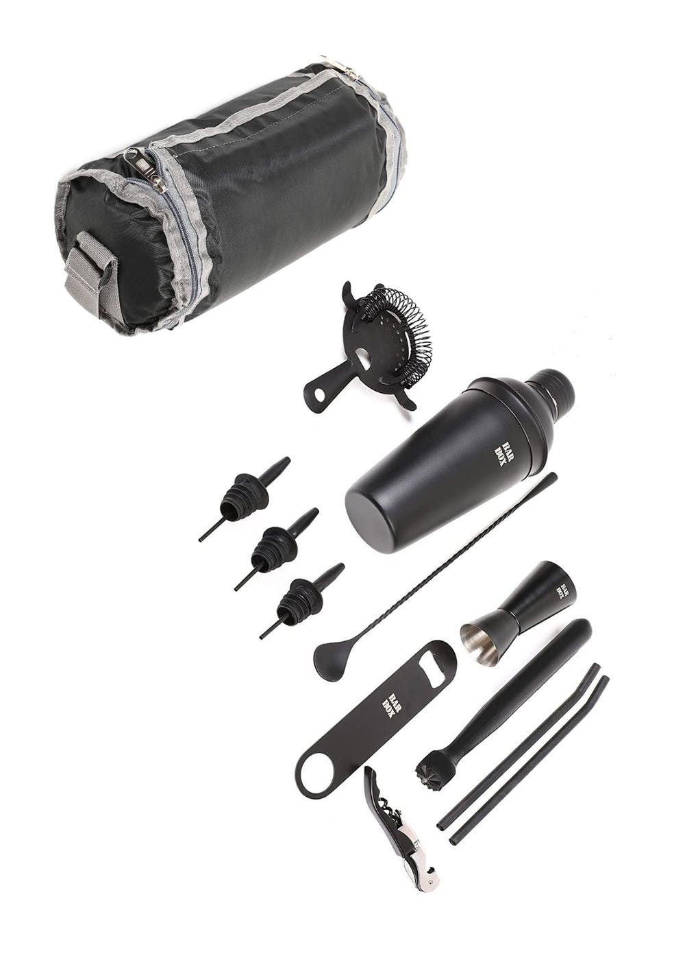 Get Easy to Carry Portable Mini bar Liquor Tool Set (Black Matte) at ...