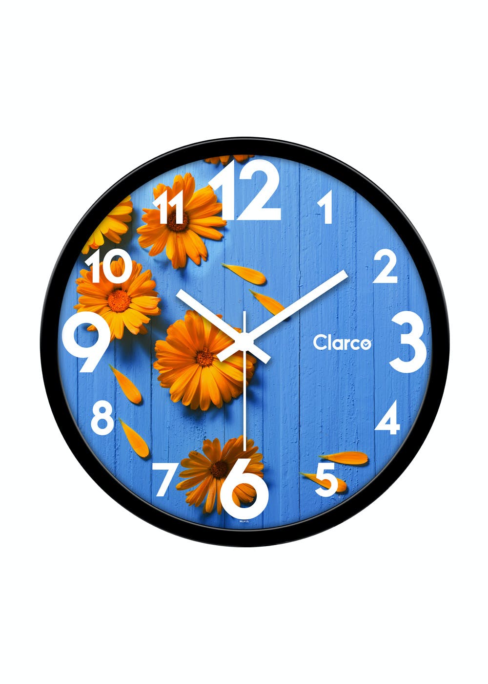 Get Sunflower Pattern Blue Analog Wall Clock at ₹ 599 | LBB Shop