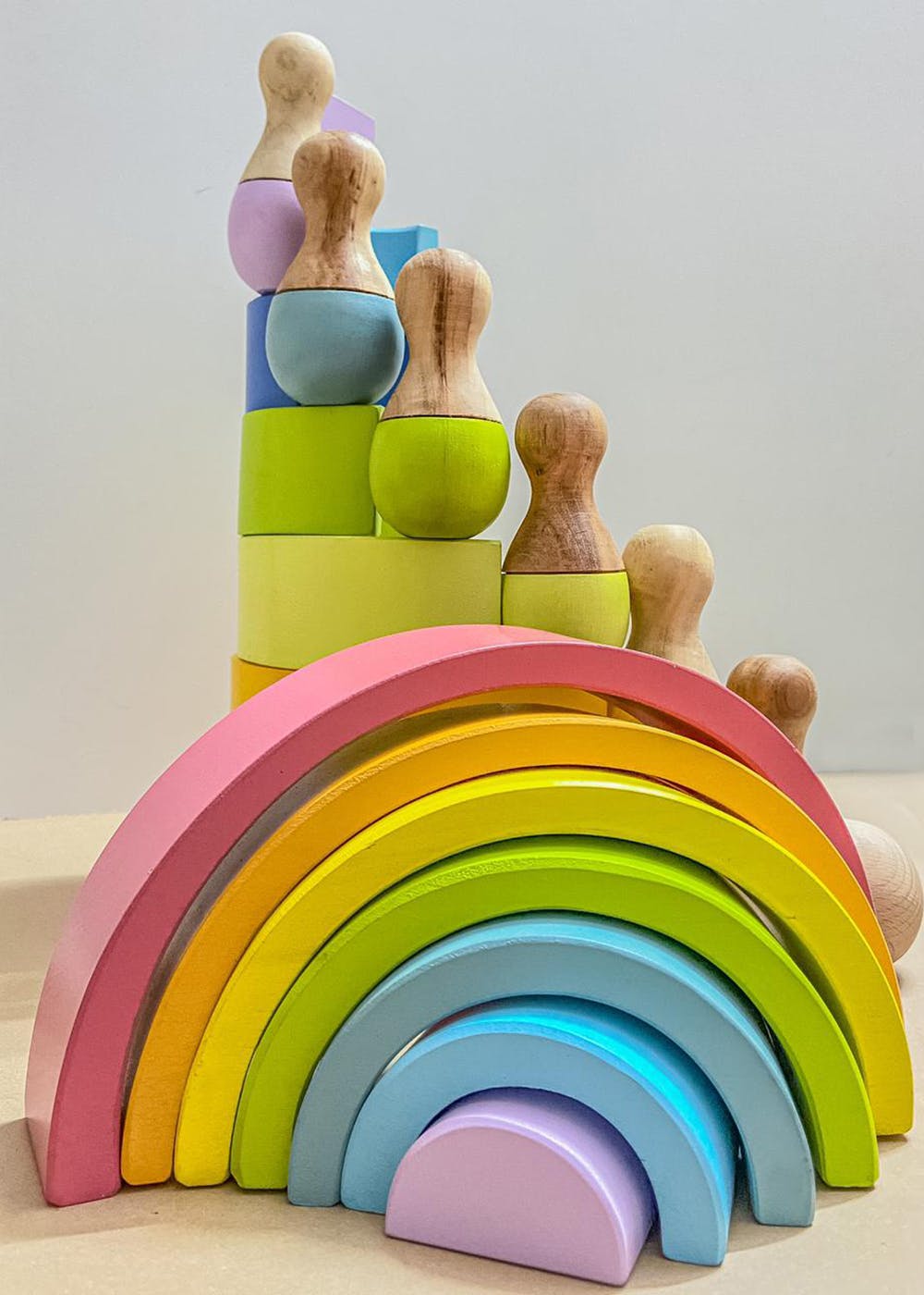 Get Rainbow Stackers & Bowling Pin Combo at ₹ 1595 | LBB Shop