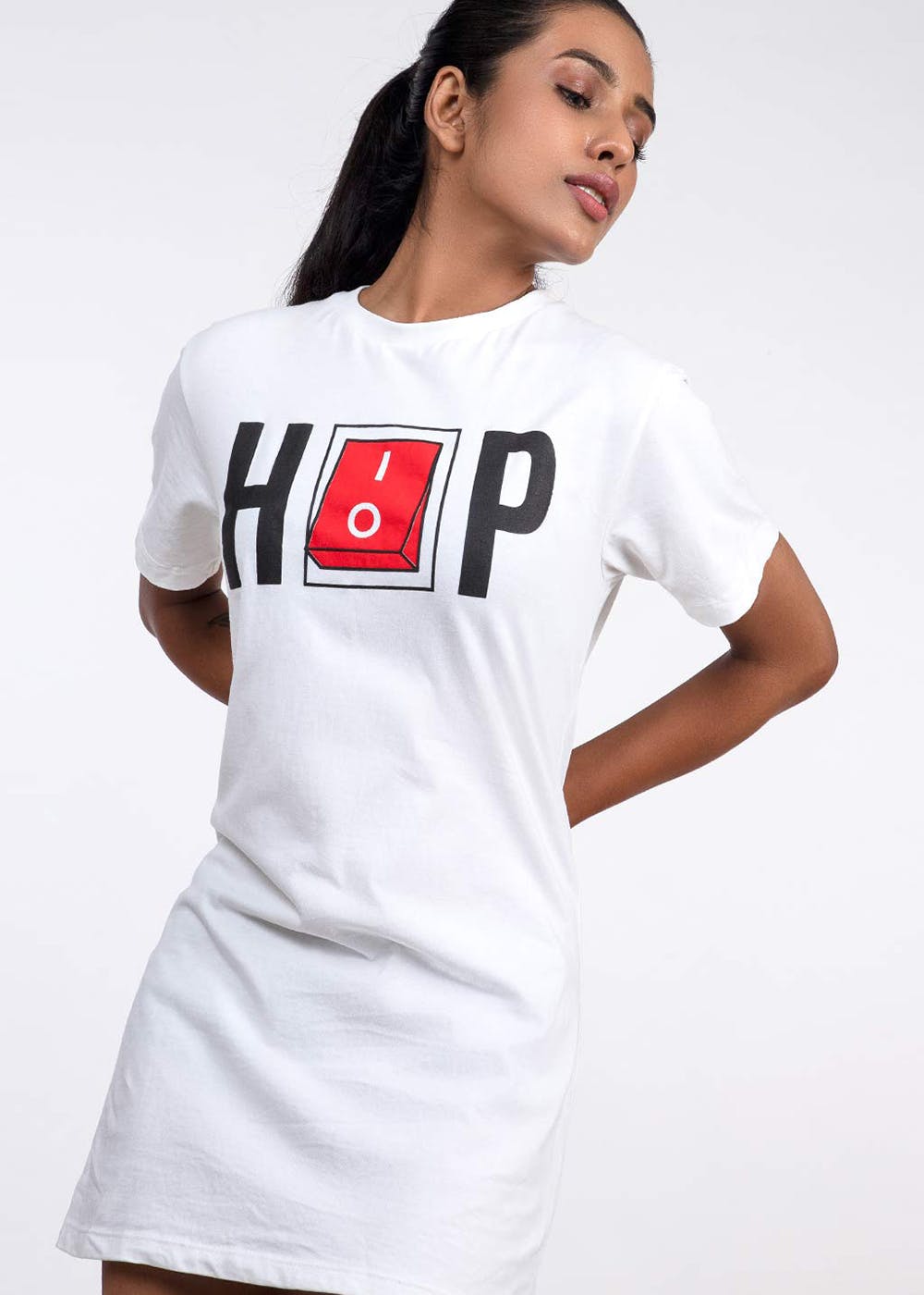 Get "Hip Hop" Graphic White T-Shirt at ₹ 599 | LBB Shop