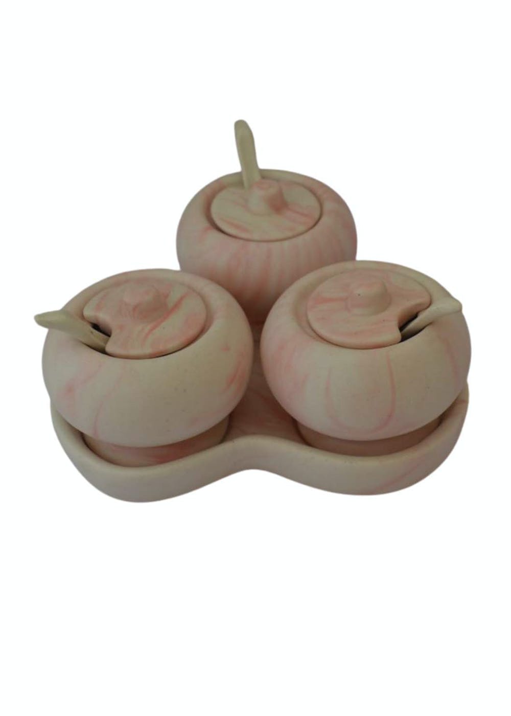 Get Ceramic Pickle Jar Set with Tray at ₹ 999 | LBB Shop