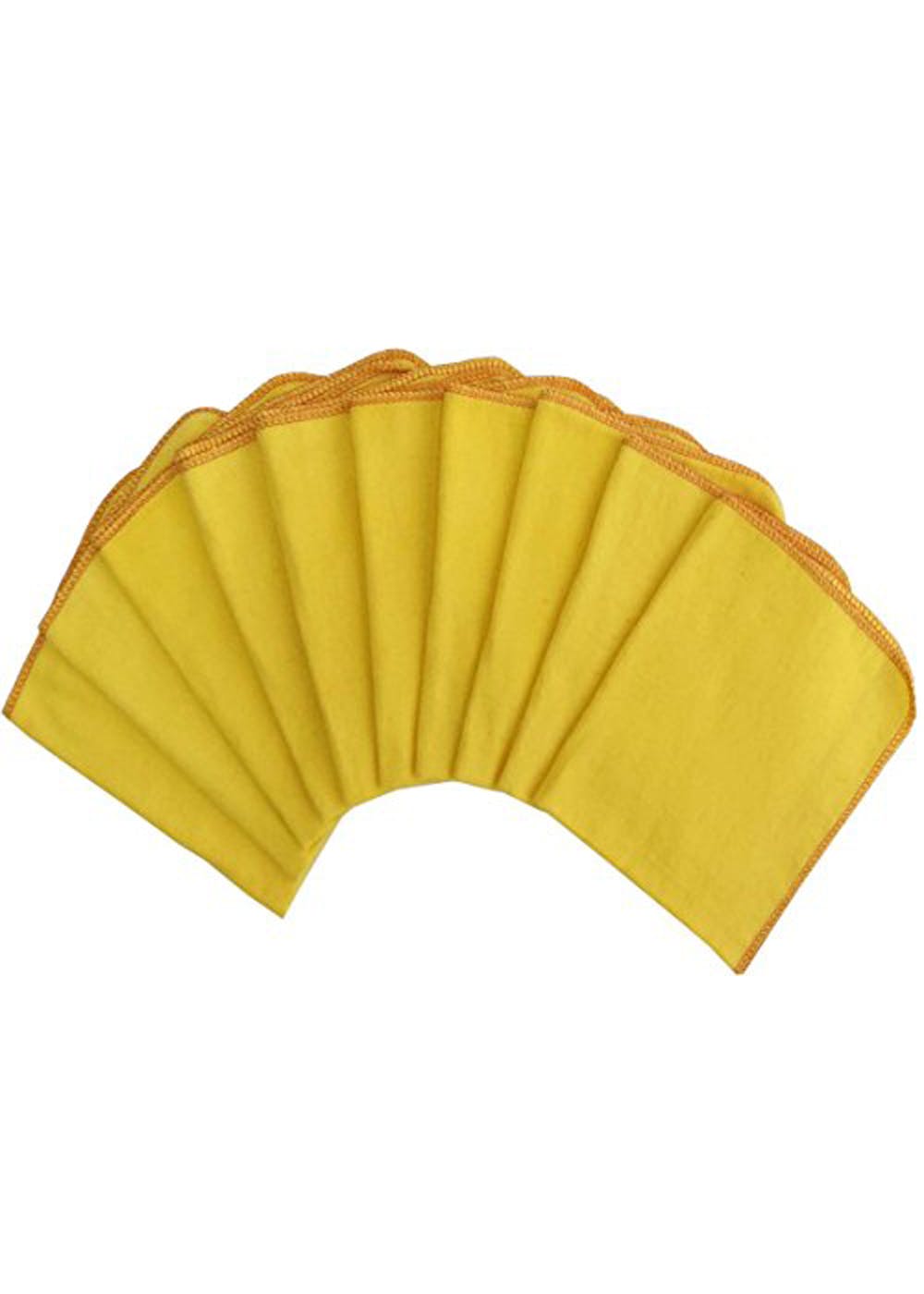 Get Super Soft Flannel Yellow Duster - Set Of 10 at ₹ 449 | LBB Shop