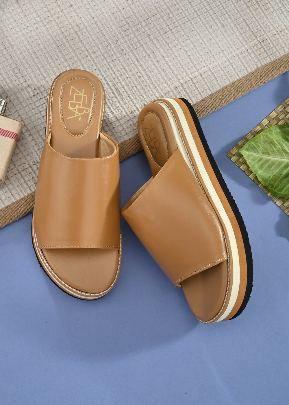 Get Solid Brown Platform Sandals at ₹ 1999 | LBB Shop